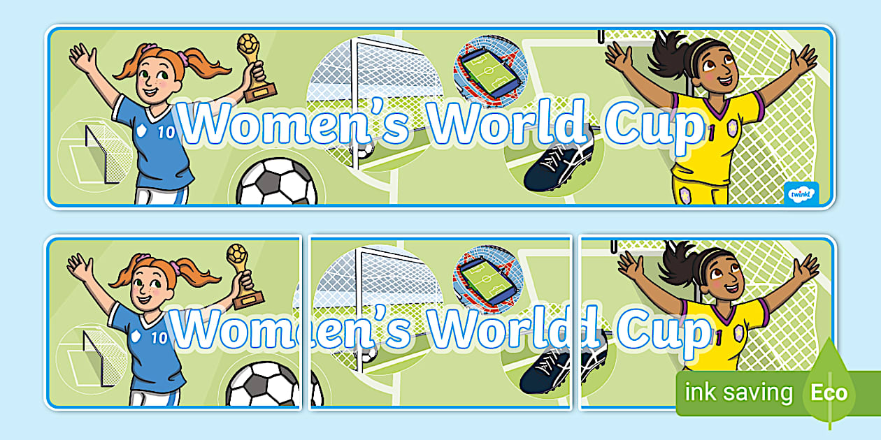 Women's World Cup Display Banner (teacher made) - Twinkl