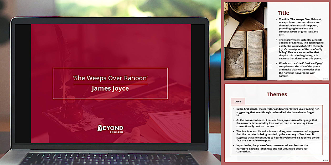 'She Weeps Over Rahoon' by James Joyce PowerPoint