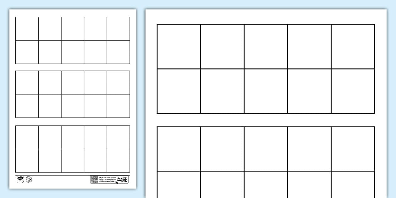 Blank 10 Frame Printable Worksheet | Math Resources - Twinkl