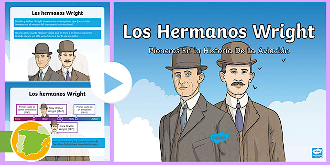 Presentación de STEM: Los hermanos Wright - Twinkl