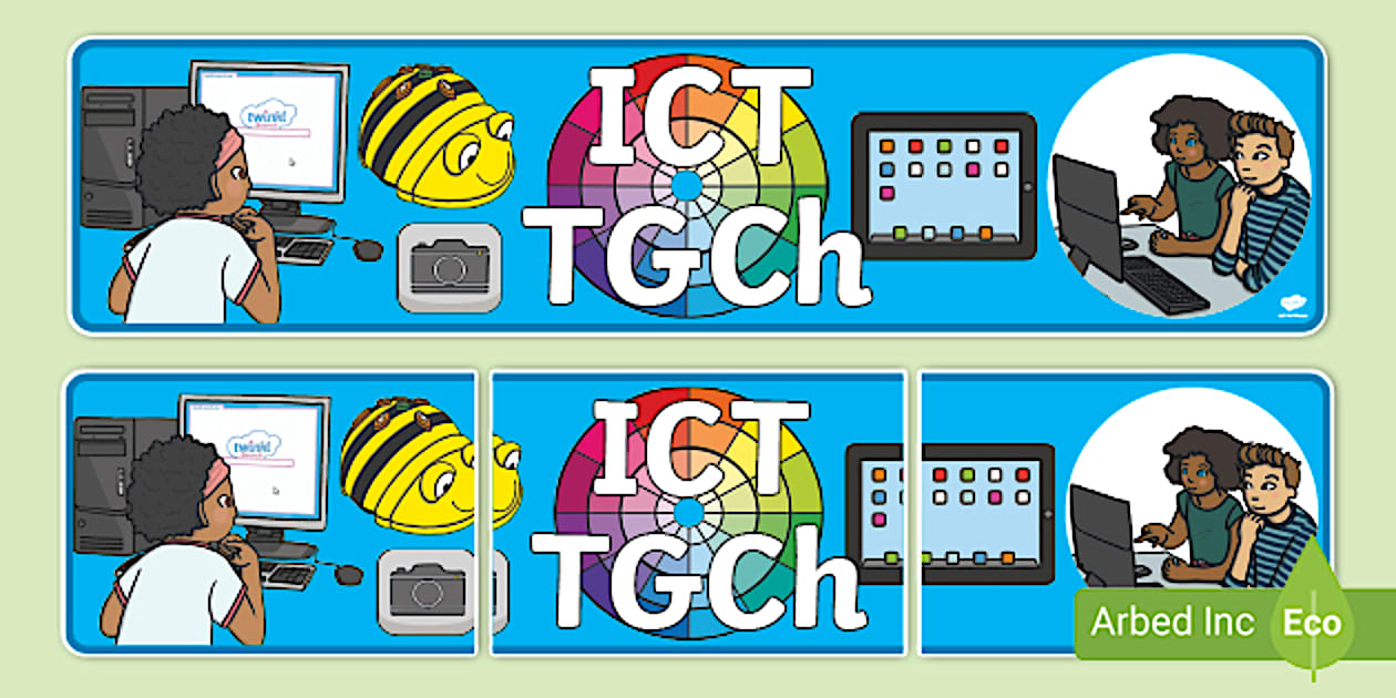 Bilingual IT Banner/Baner TGCh Ddwyieithog (teacher made)