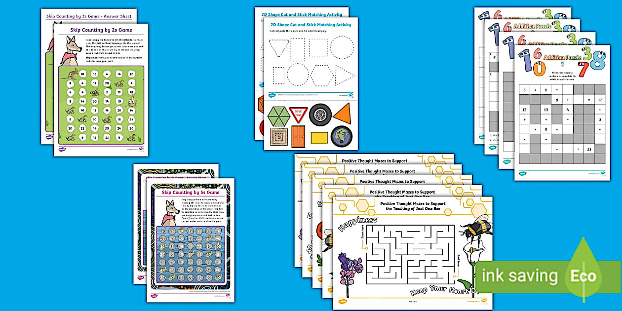 Maths Fast Finishers Pack F-2 (Teacher-Made) - Twinkl