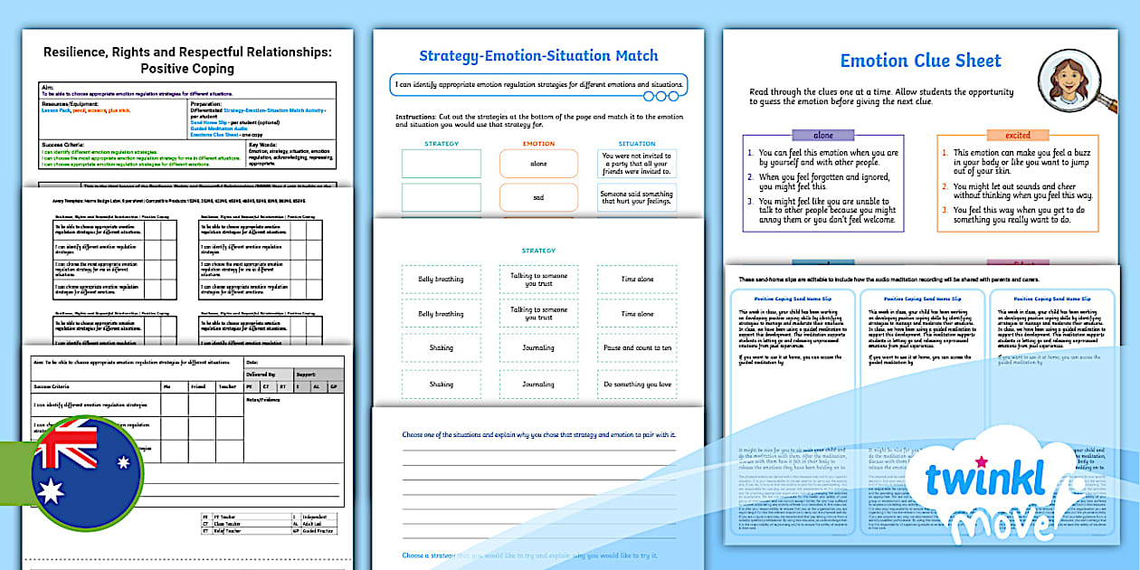 Year 4 RRRR Positive Coping Lesson Pack