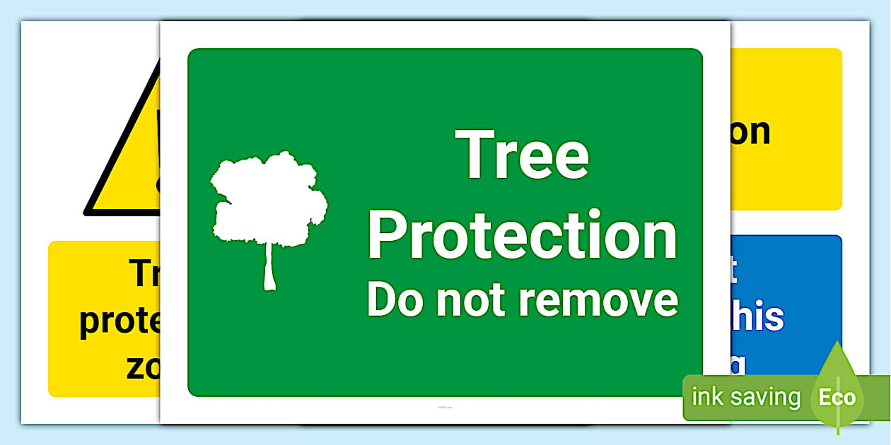 Tree Protection Signs - Primary Resources (teacher made)