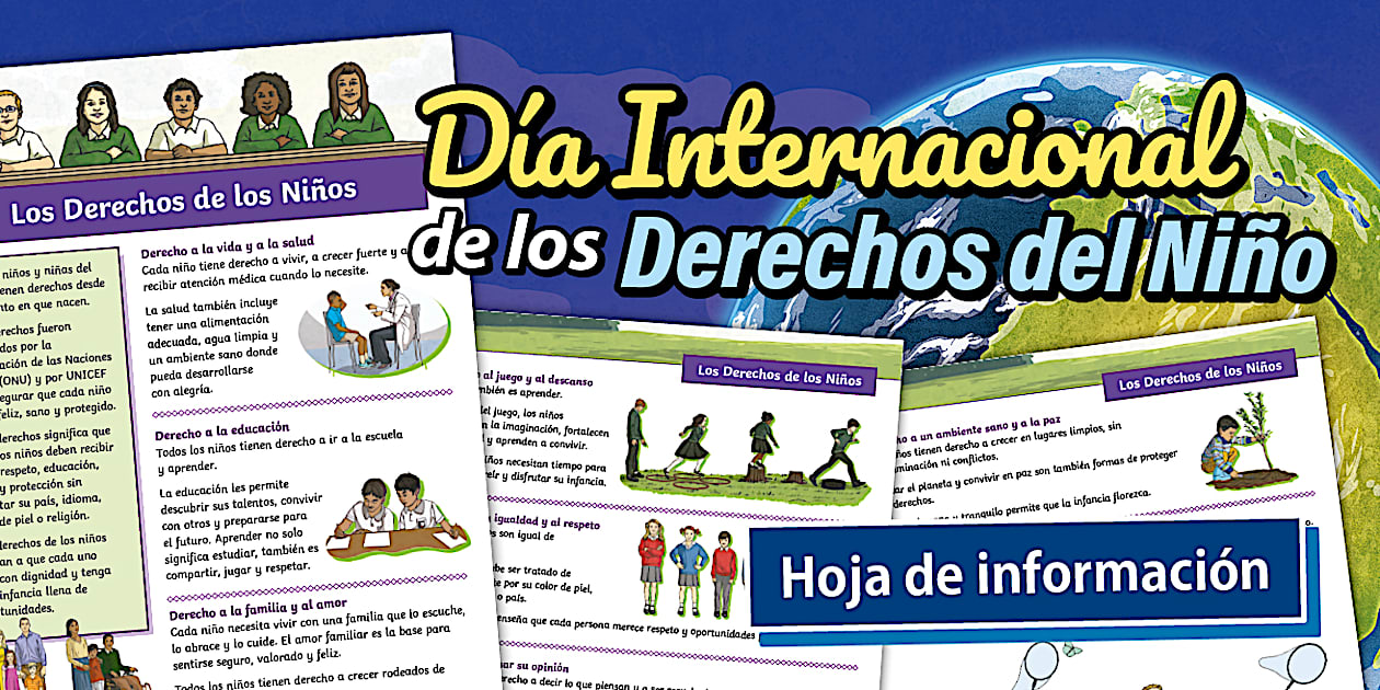 Hoja de información: Reflexionando sobre los Derechos del Niño