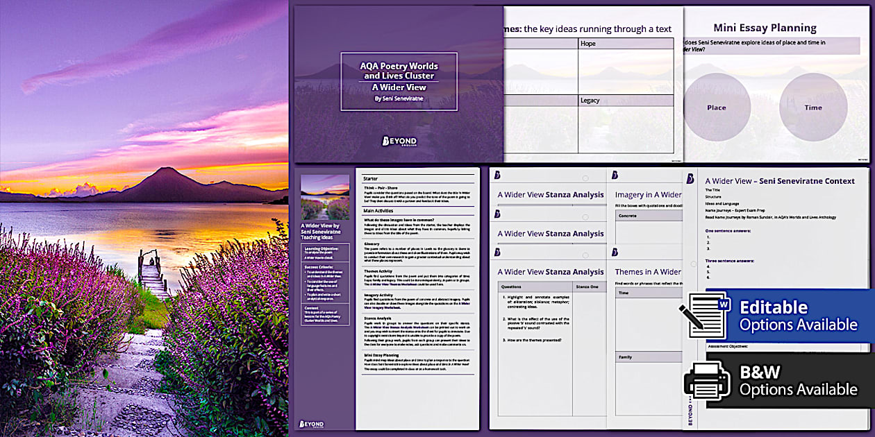 A Wider View Lesson Pack (teacher made) - Twinkl