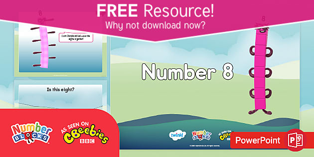 FREE Numberblocks: Number 8 PowerPoint - Twinkl