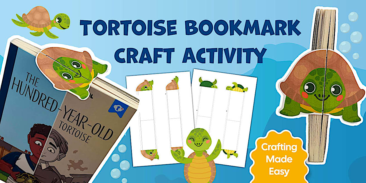 Tortoise Bookmark Craft Activity