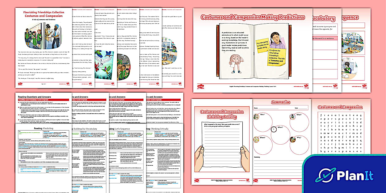 Year 4 Costumes and Compassion Reading Unit Pack - Twinkl