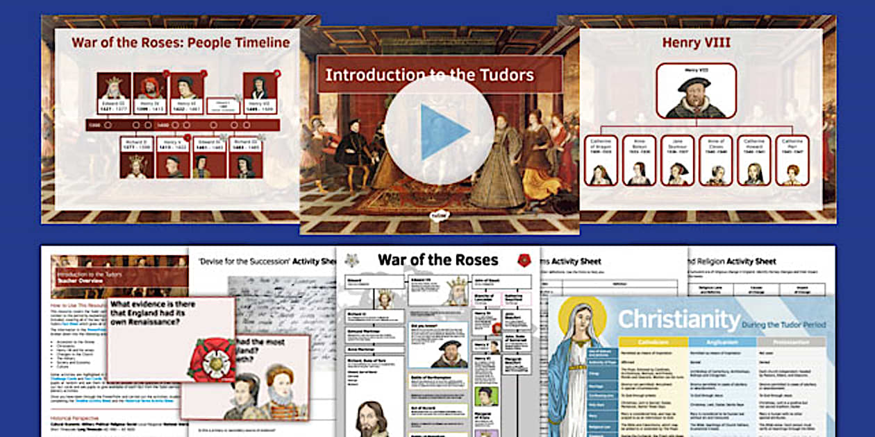 KS3 Introduction to the Tudors Pack (teacher made) - Twinkl