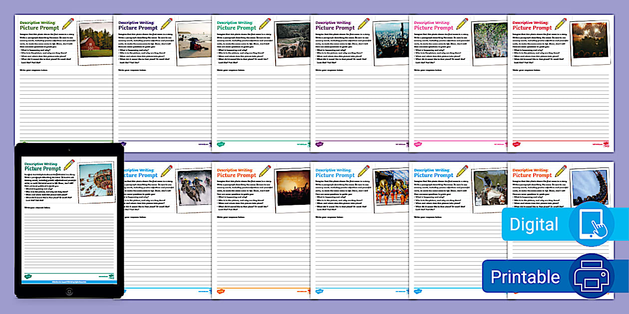Writing Prompts for Descriptive Writing | Twinkl USA