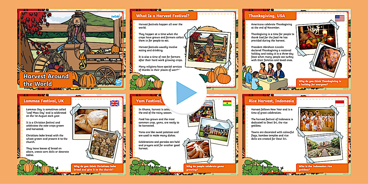 KS1 Harvest Around the World