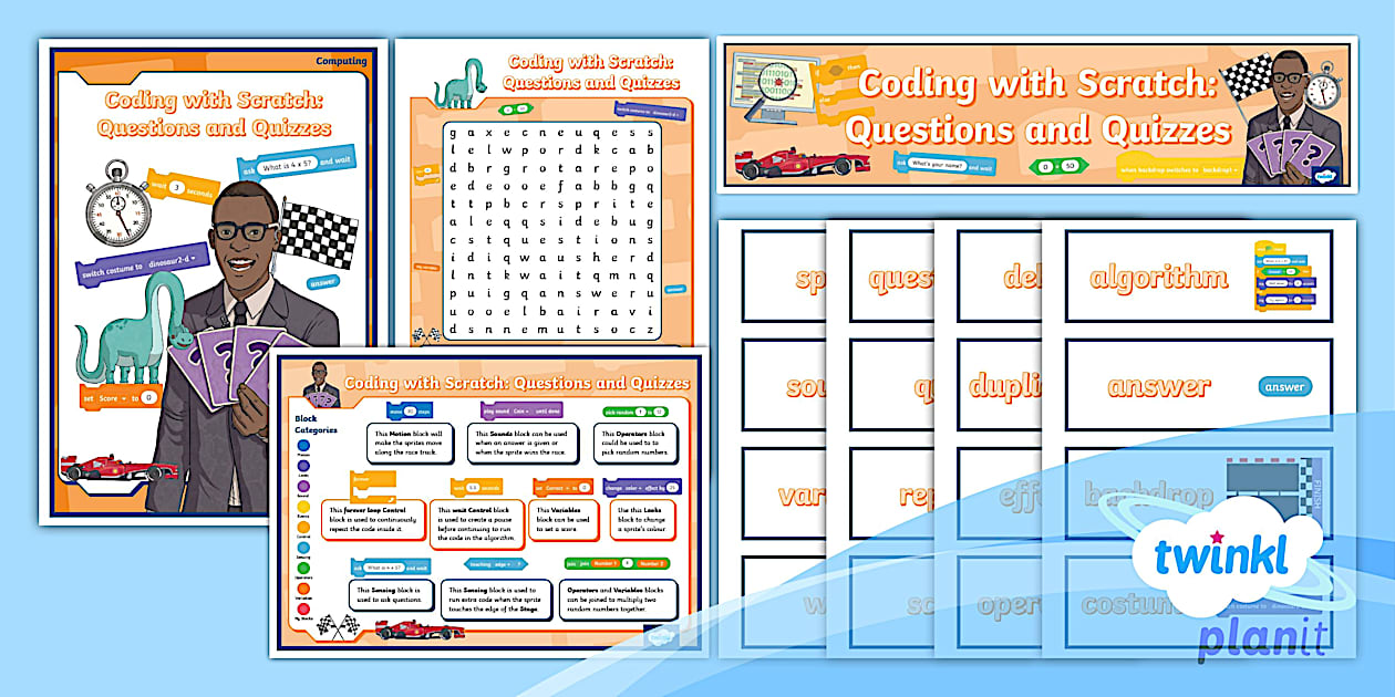Computing: Questions and Quizzes: Year 4 Additional Resources