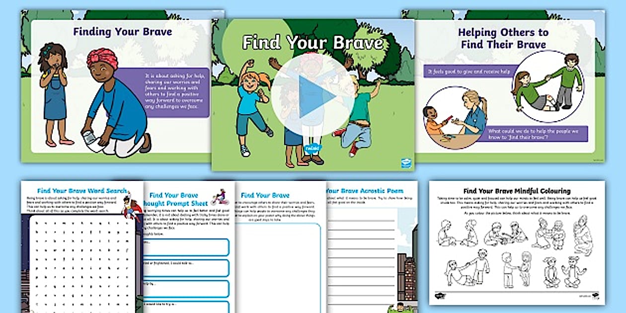 Find Your Brave Children's Mental Health Week Activities