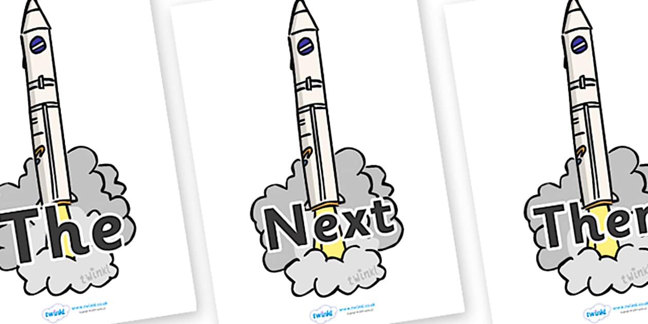 Sentence Starters on Rockets (teacher made) - Twinkl