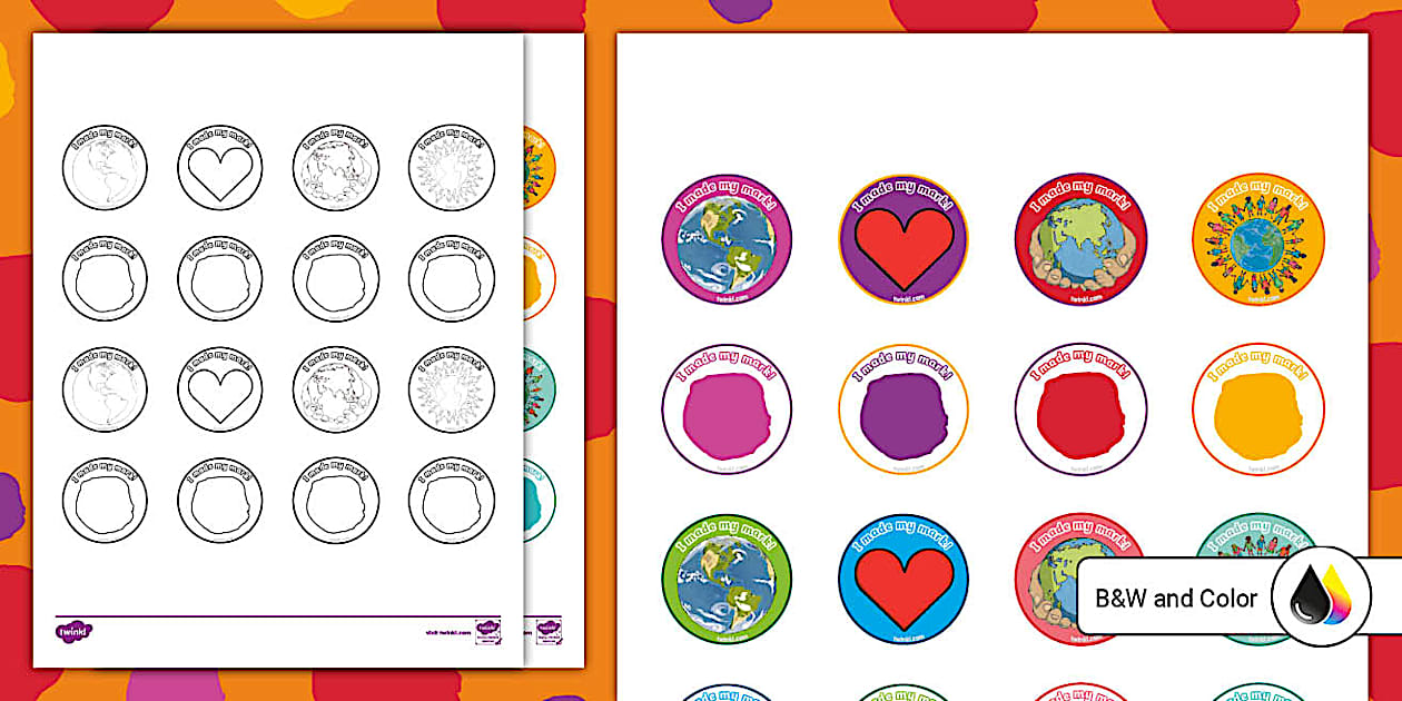 Colorful Dot Day Stickers for 3rd-5th Grade | Twinkl USA