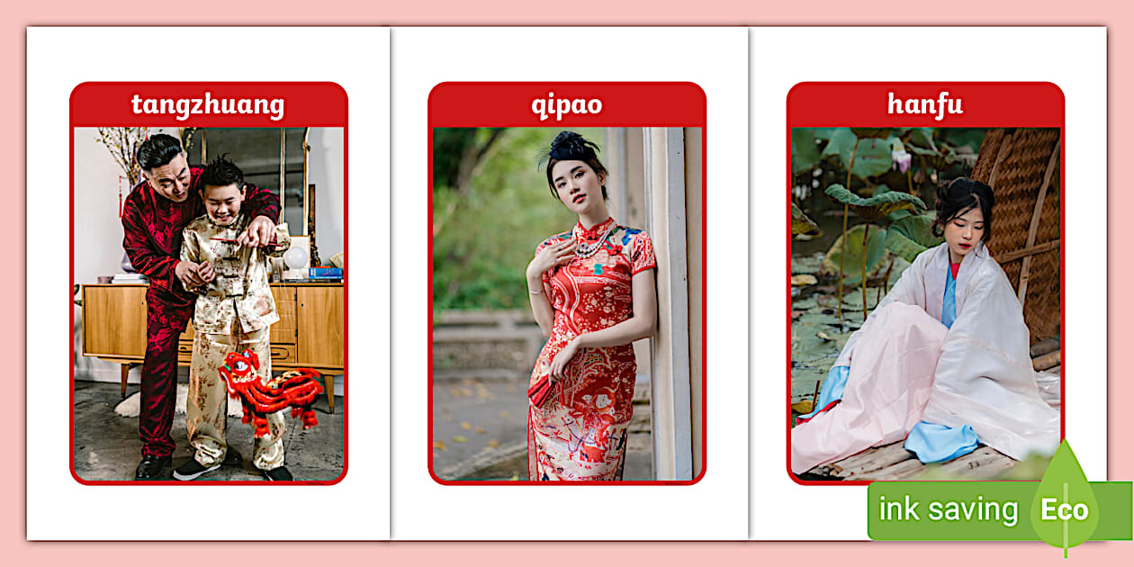 Traditional Chinese New Year Clothing Display Photos
