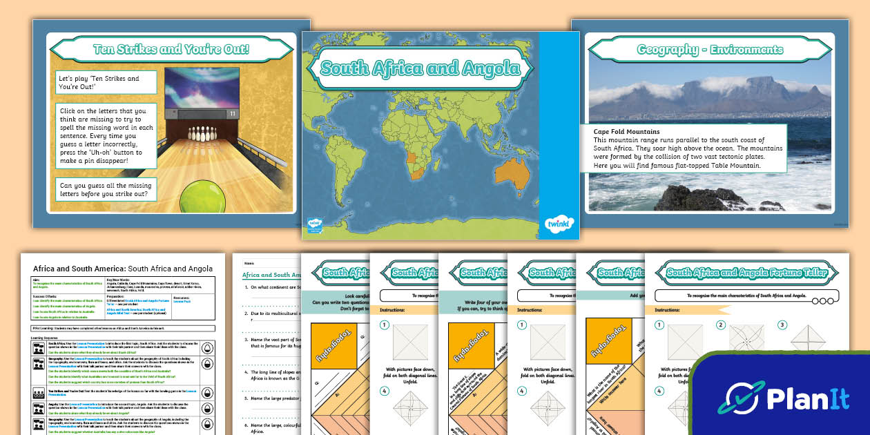 Year 4 HASS Geography Africa and South America Lesson 3
