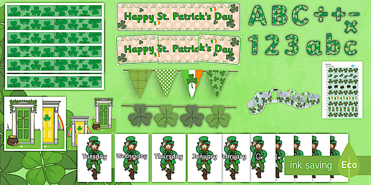 St. Patrick's Day Display Pack (teacher made) - Twinkl