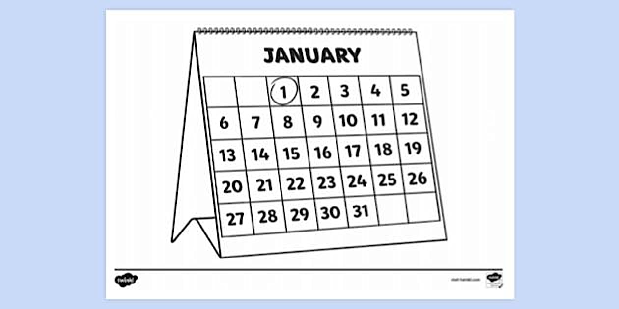 January Colouring | Colouring Sheets (teacher made) - Twinkl