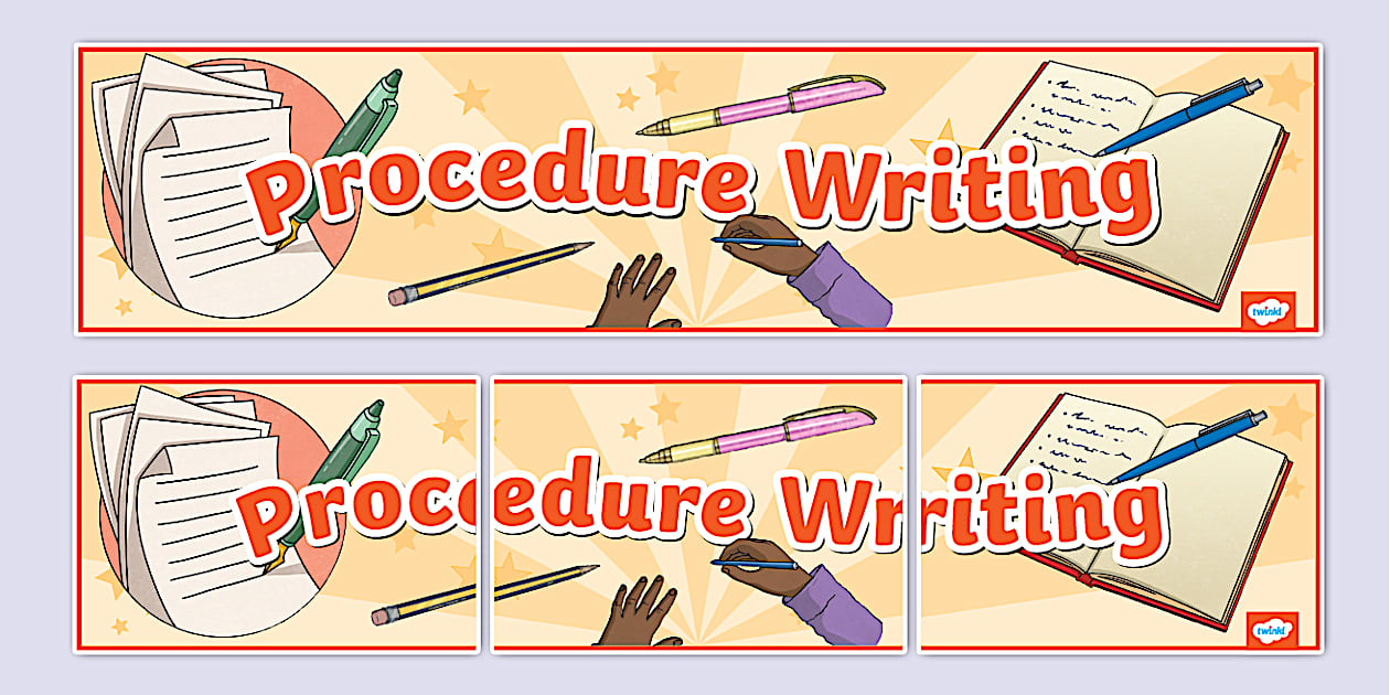 Procedure Writing Display Banner (creat de profesori)