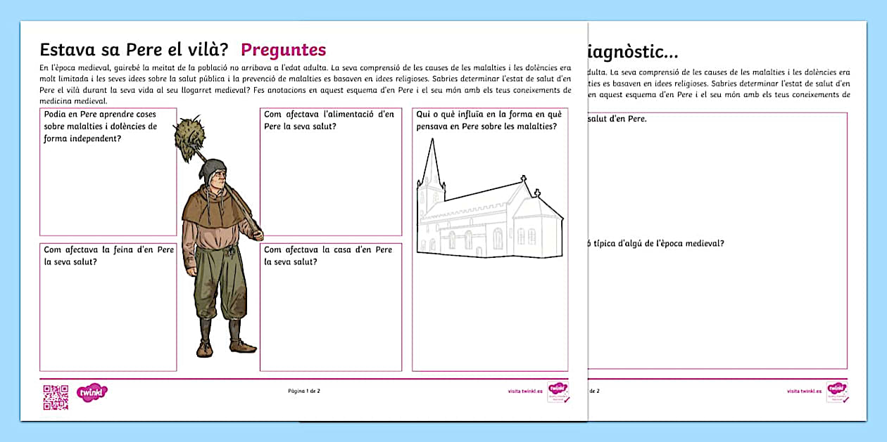 Fitxa d'activitat: Estava sa Pere el vilà? - Català