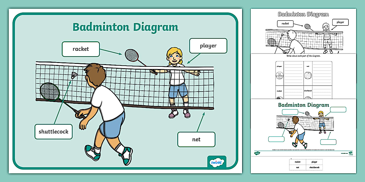Badminton Diagram Pack