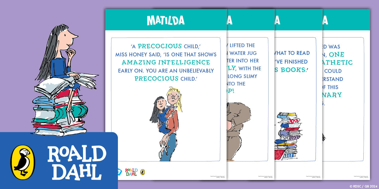 Matilda: Display Posters (teacher made) - Twinkl
