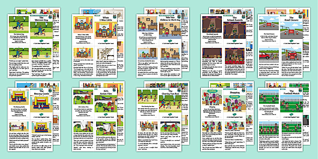 Twinkl Phonics - Level 6 Additional Minibooks - Weeks 21-30