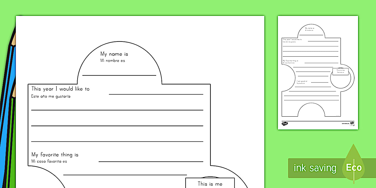Transition Display Jigsaw Activity English/Spanish - Transition Display ...