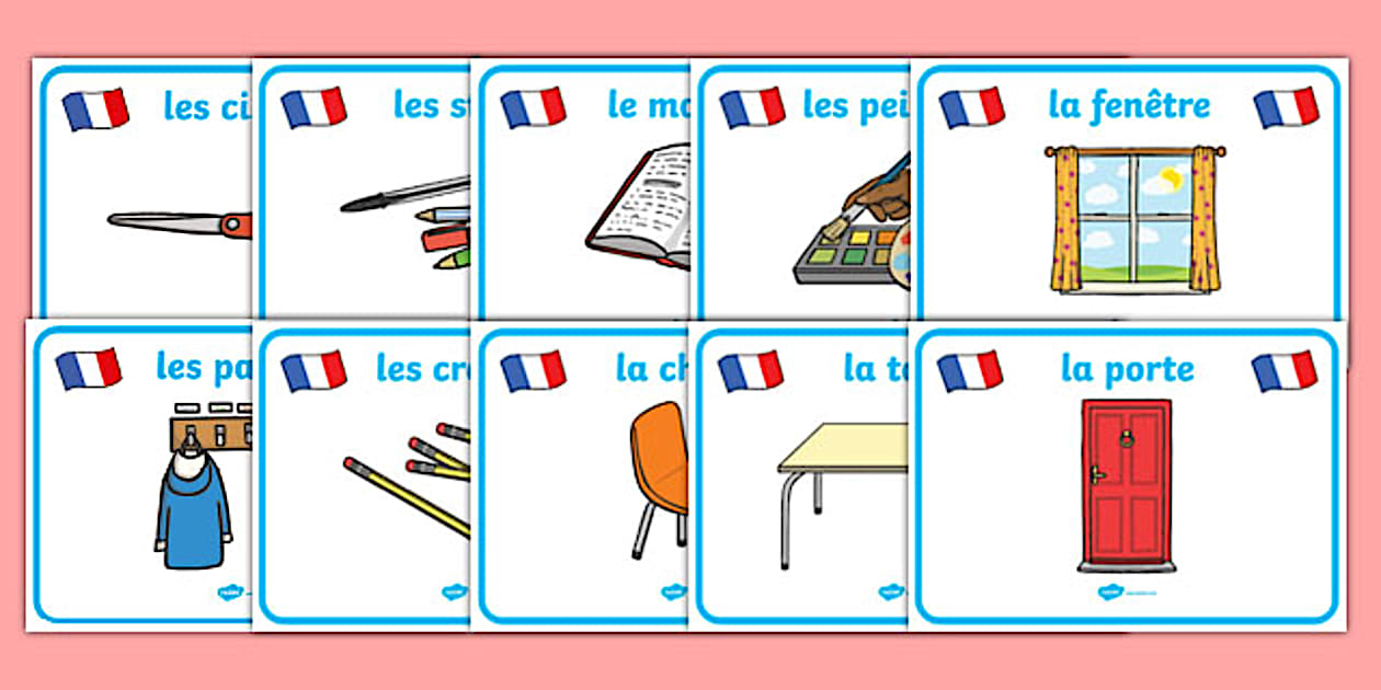 French Classroom Posters (professor feito) - Twinkl