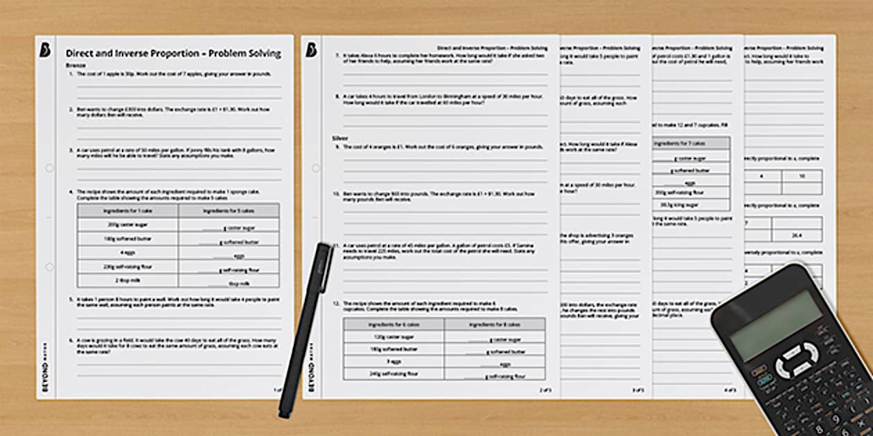 👉 Direct and Inverse Proportion Problem Solving | KS3 Maths