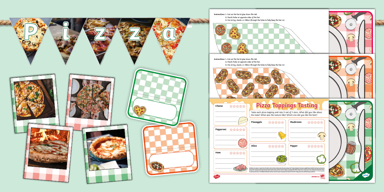 Pizza Party Pack - Twinkl Party Decorations