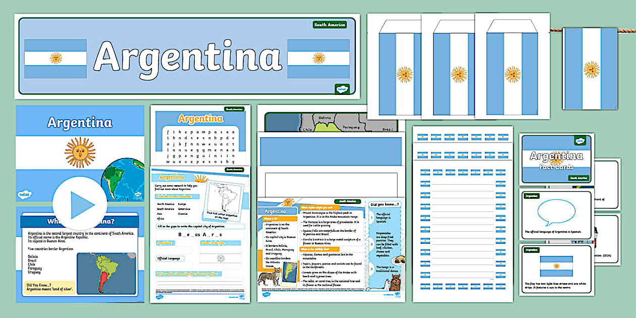 KS1 Argentina Resource Pack - Geography - Countries - Twinkl