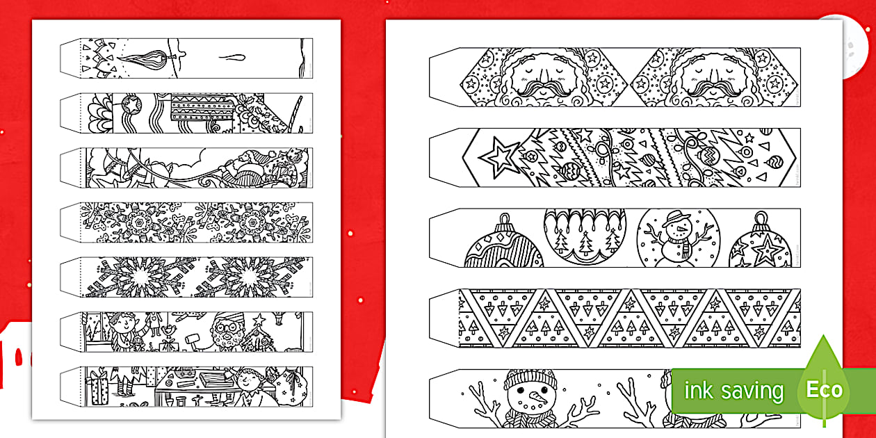 Christmas Paper Chain Coloring Craft | Resource | Twinkl USA