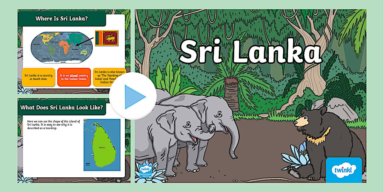KS1 Sri Lanka Information PPT (teacher made) - Twinkl