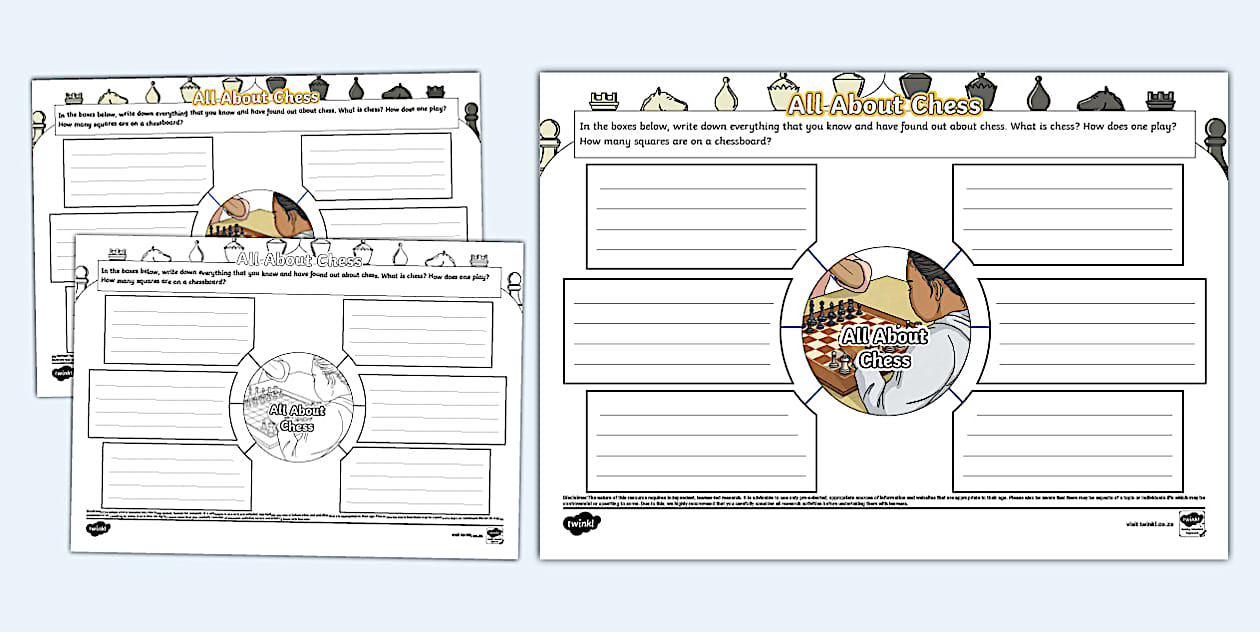 All About Chess Mind Map - Twinkl Mind Maps - Twinkl