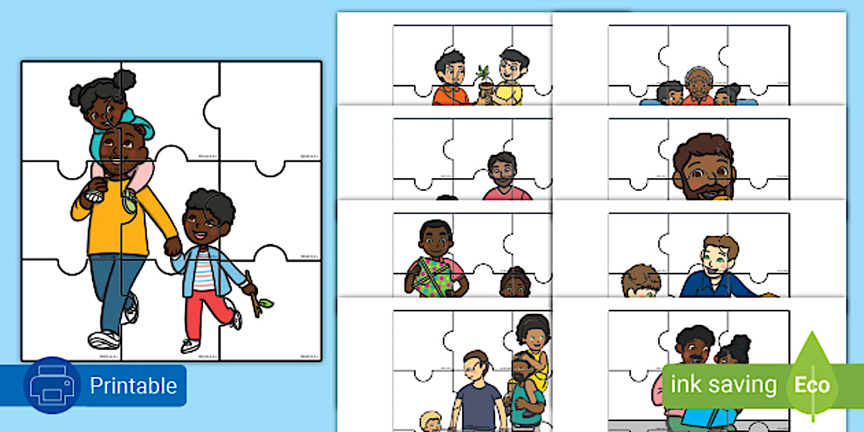 Father's Day Puzzles | Printable Jigsaws | South Africa