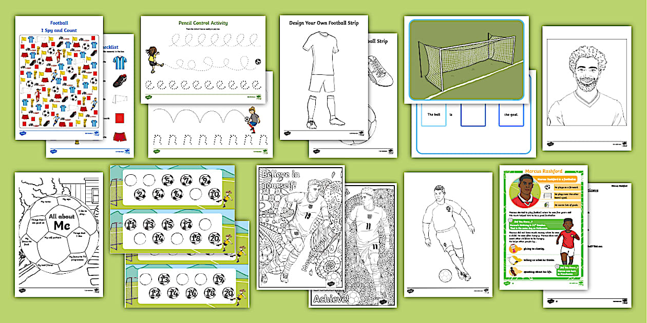 รวมสื่อการสอนฟุตบอล | Football-Themed Resource Pack