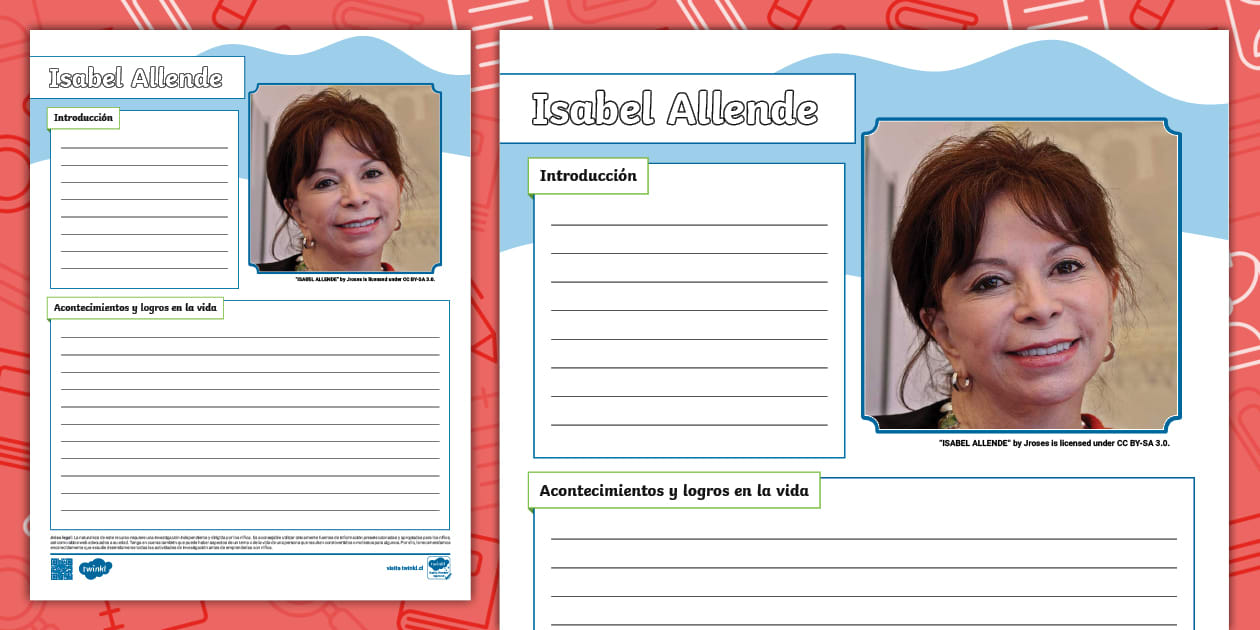 Guía de Trabajo: Biografía de Isabel Allende