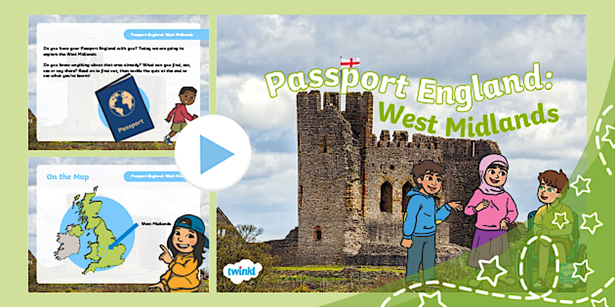Passport England: West Midlands - Twinkl