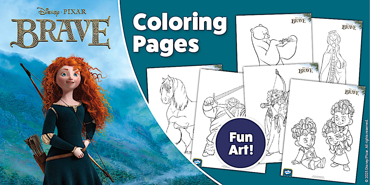 Brave: Coloring Pages