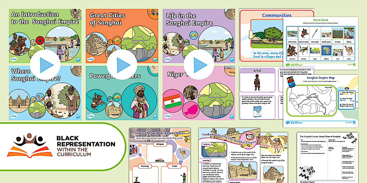 The Songhai Empire KS1: Whole Unit Pack (Teacher-Made)