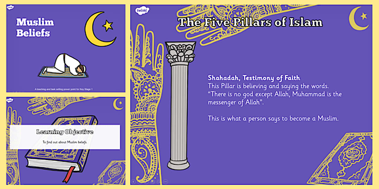 Muslim Beliefs PowerPoint - Muslim Religion - KS1 - Twinkl