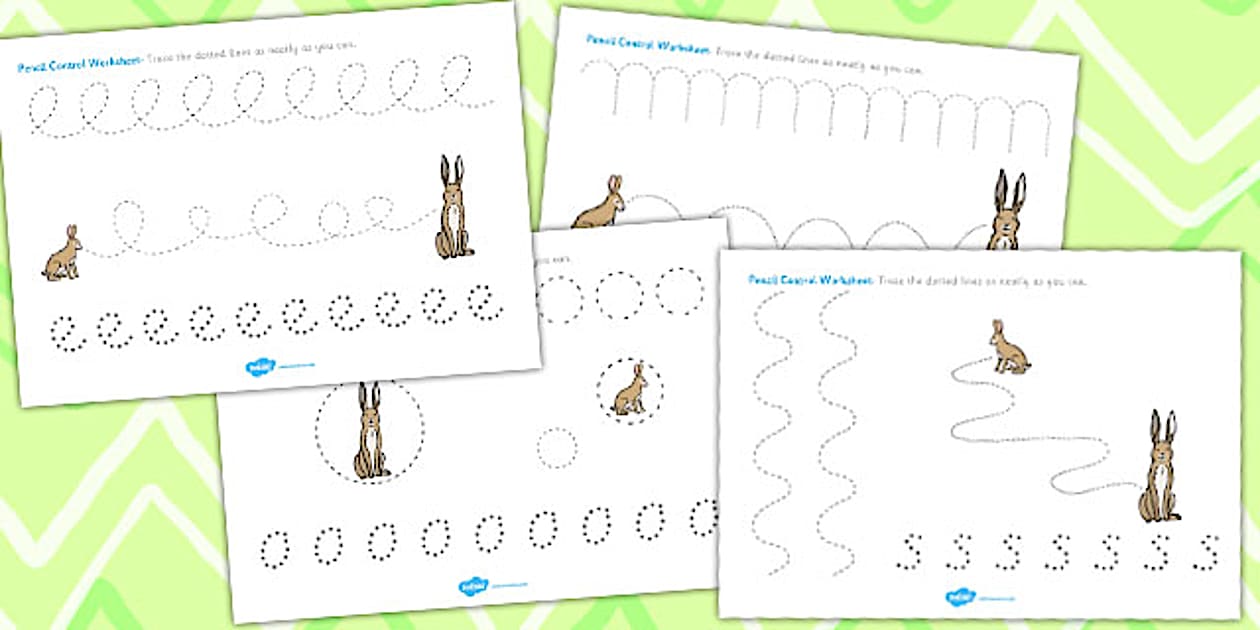 How Much Do I Love You Pencil Control Sheets