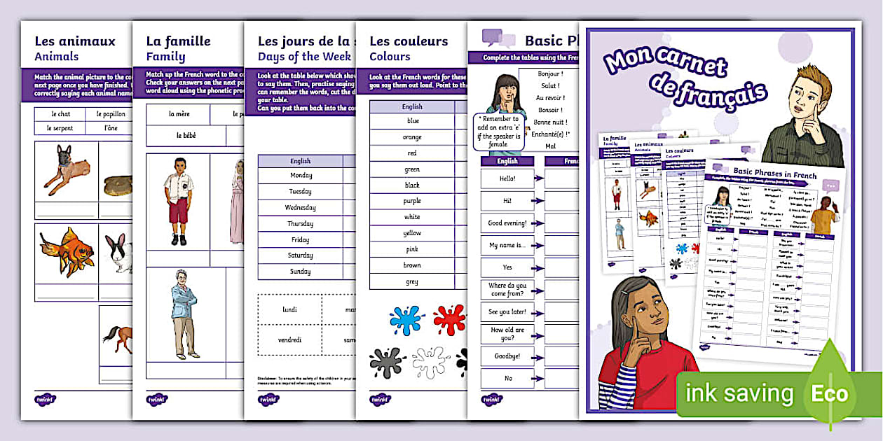 Beginner French Activity | French Worksheets KS2 | Twinkl