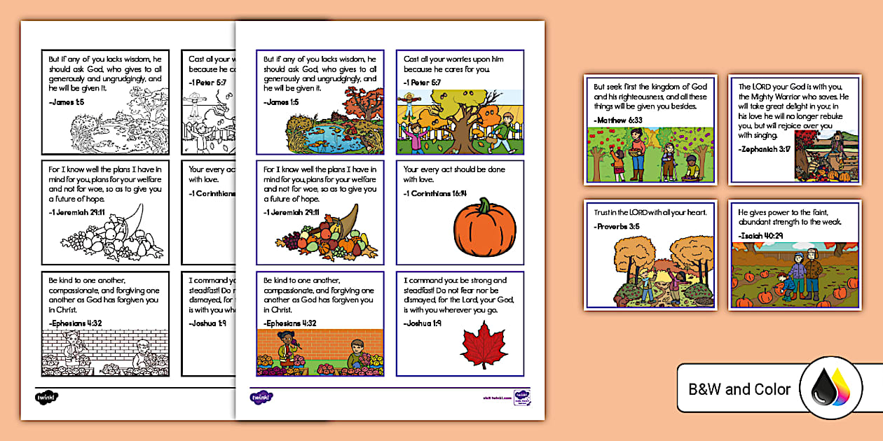 Fall Harvest Quotes | Christian Education Resource | Twinkl
