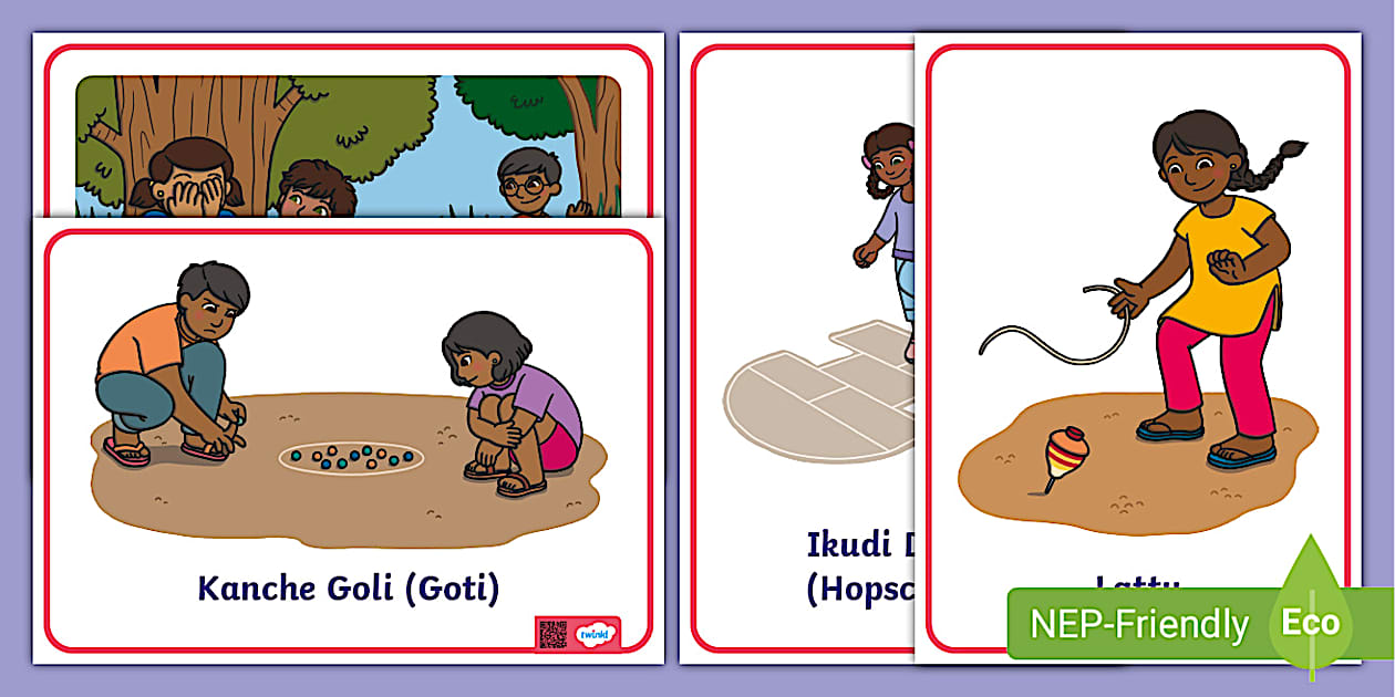 Street Games of India/Traditional Games of India - Twinkl