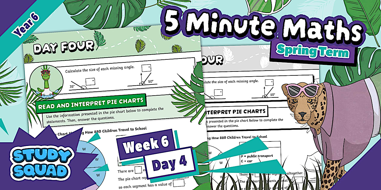 👉 Study Squad 5 Minute Maths - Year 6 Spring - Week 6 Day 4