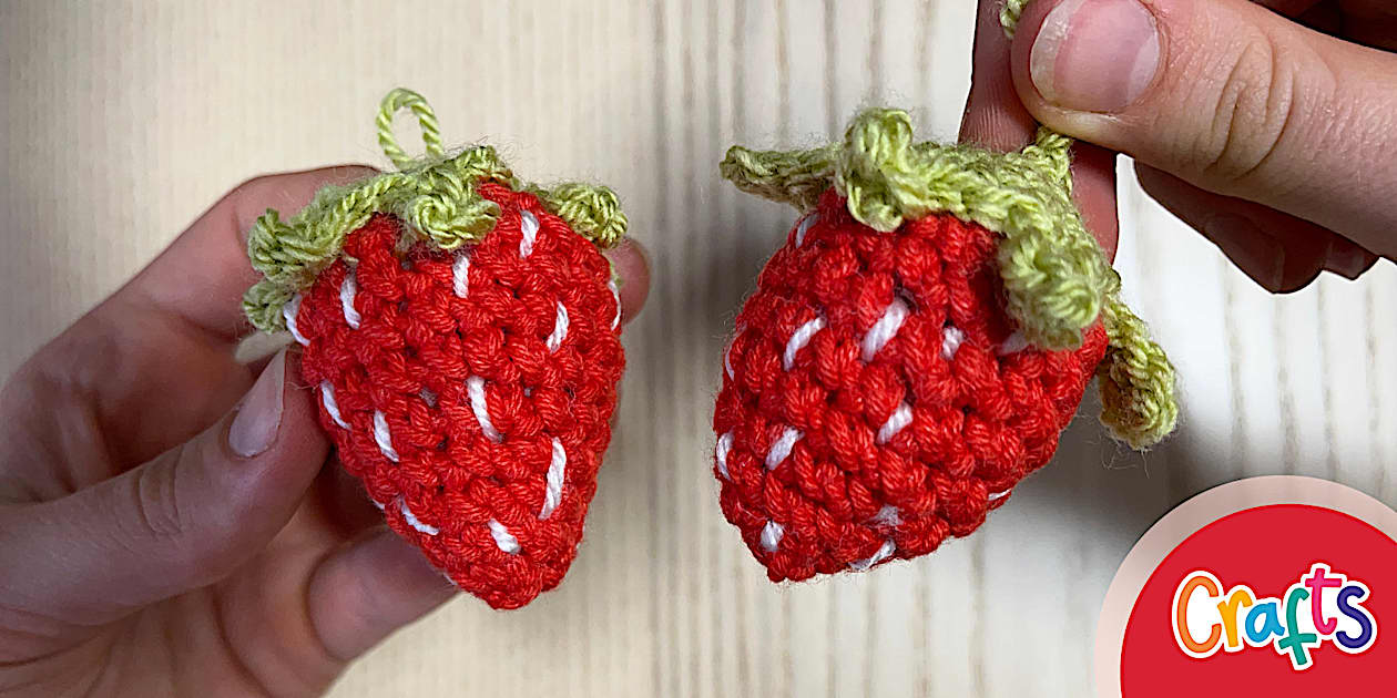 Strawberry Crochet Pattern | Twinkl Crafts (teacher made)
